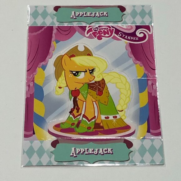 Toys | My Little Pony Series 1 Trading Card 1 Applejack Standee | Poshmark